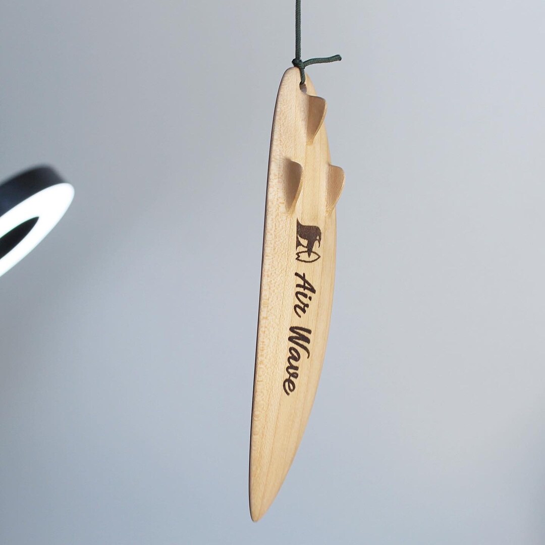 Finger Surfboard Three Fins of Natural Wood, Wind Board, Car Travel Toy ...