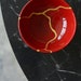 Red Kintsugi Inspired Bowl Handmade Iznik Pottery - Etsy