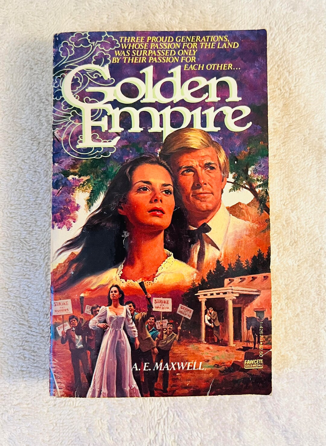 A. E. MAXWELL Golden Empire 1979 Fawcett Paperback First - Etsy