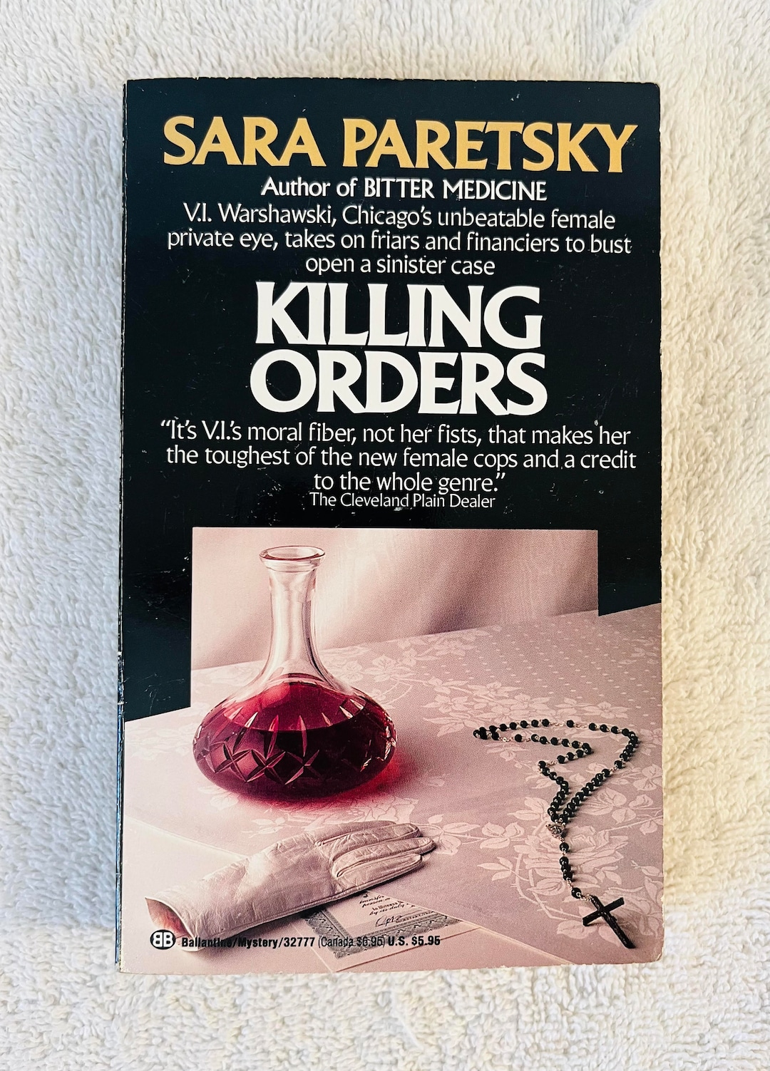 SARA PARETSKY - Killing Orders - 1992 Paperback Mystery - Etsy