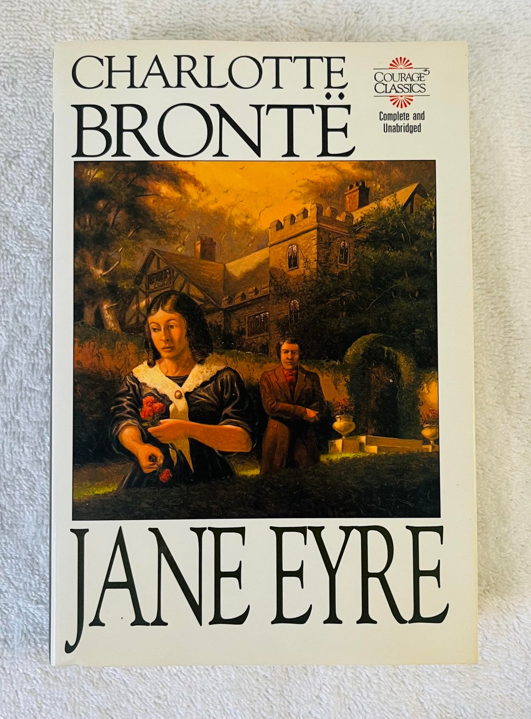 CHARLOTTE BRONTE - Jane Eyre - 1991 Hardcover in Dj - Courage Classics ...