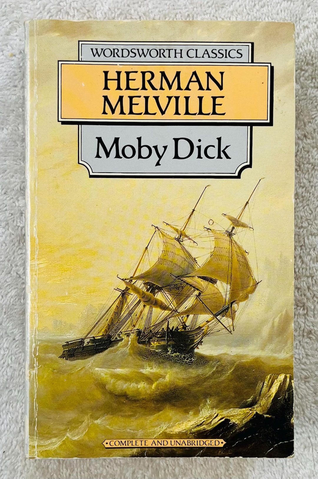 HERMAN MELVILLE - Moby Dick - 1993 Wordsworth Classics Paperback - Etsy