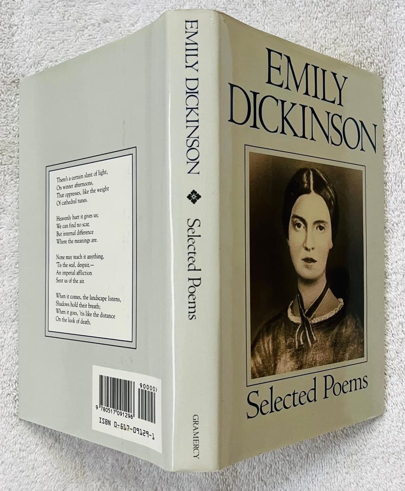 EMILY DICKINSON - Selected Poems - 1993 Hardcover in Dj - Etsy