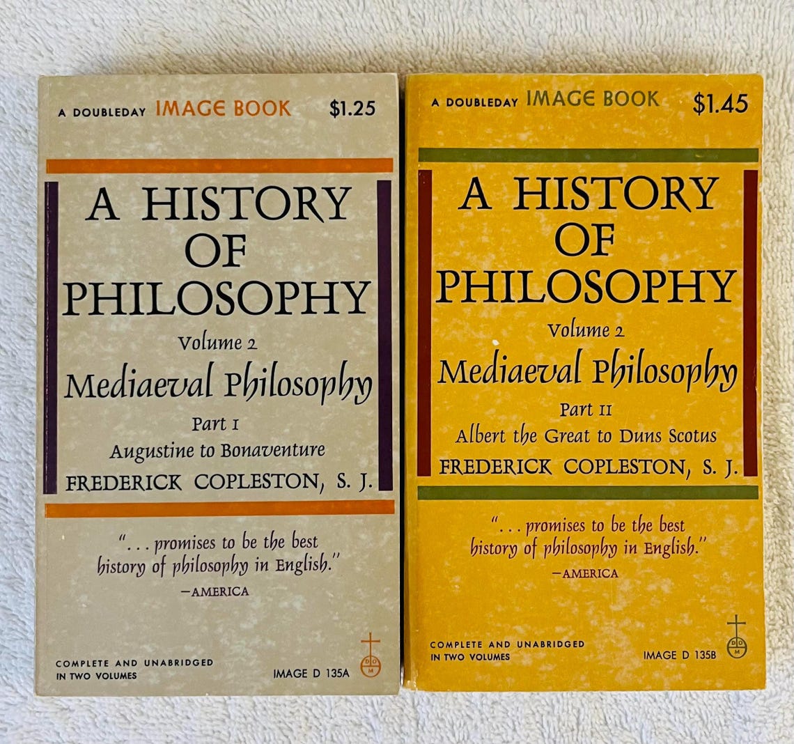 FREDERICK COPLESTON A History of Philosophy: Mediaeval Philosophy 2 ...