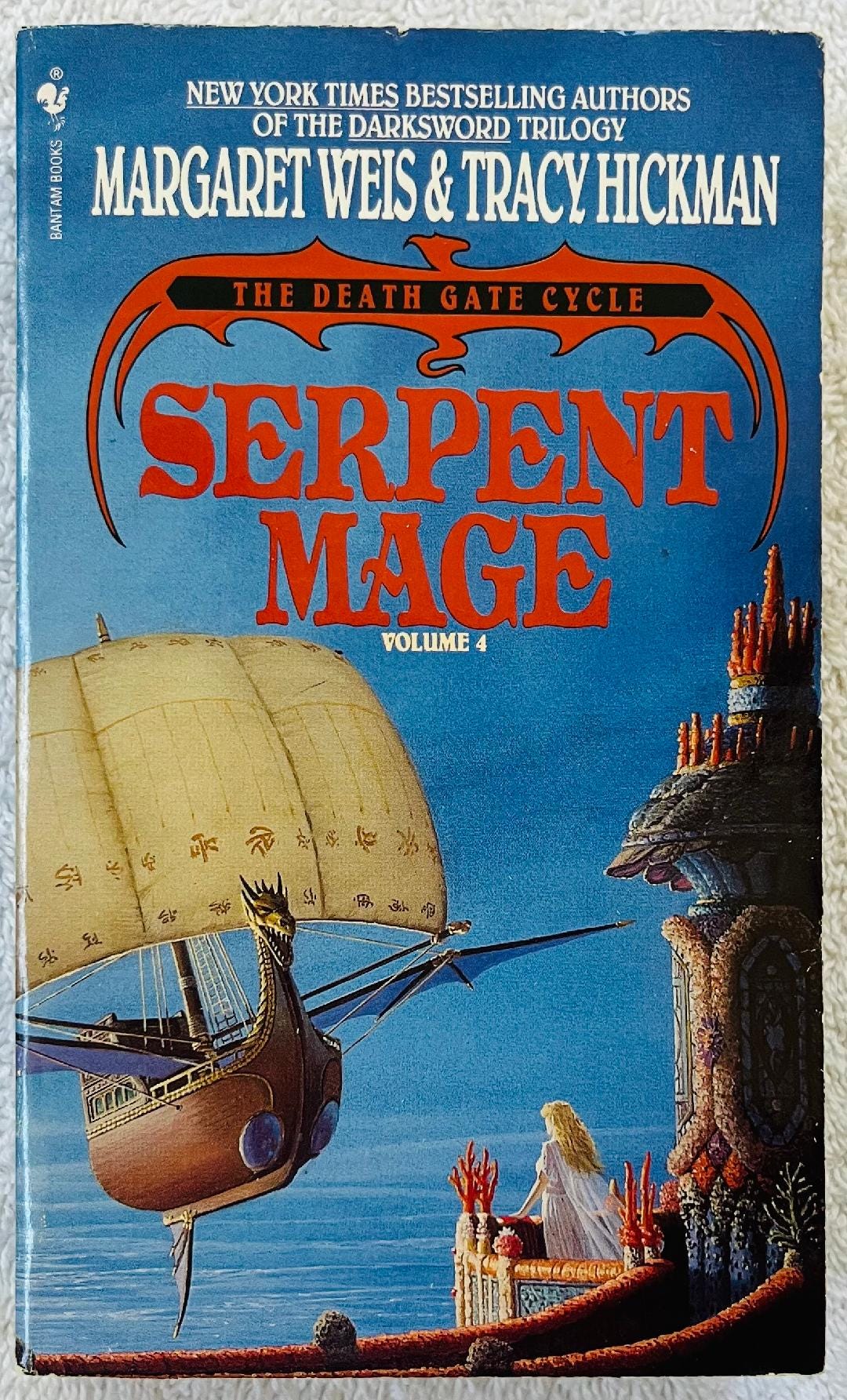 MARGARET WEIS & Tracy HICKMAN - Serpent Mage: Death Gate Cycle 4 - 1993 ...
