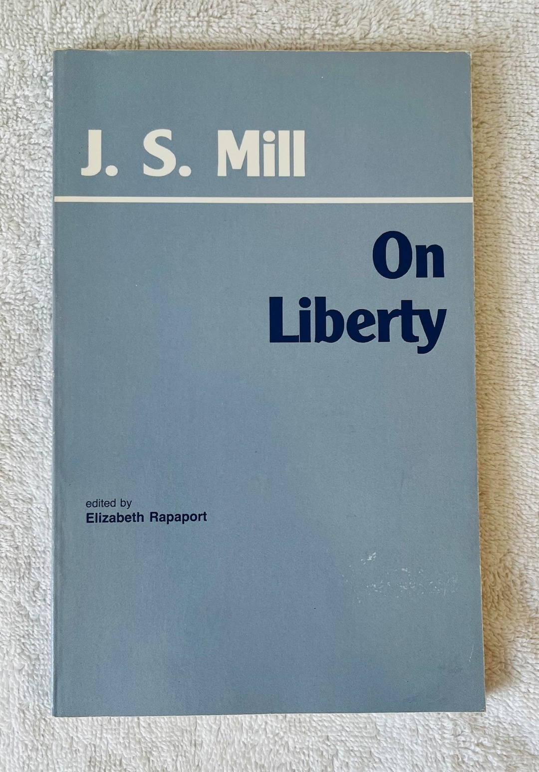 JOHN STUART MILL on Liberty 1978 Hackett Soft Cover - Etsy