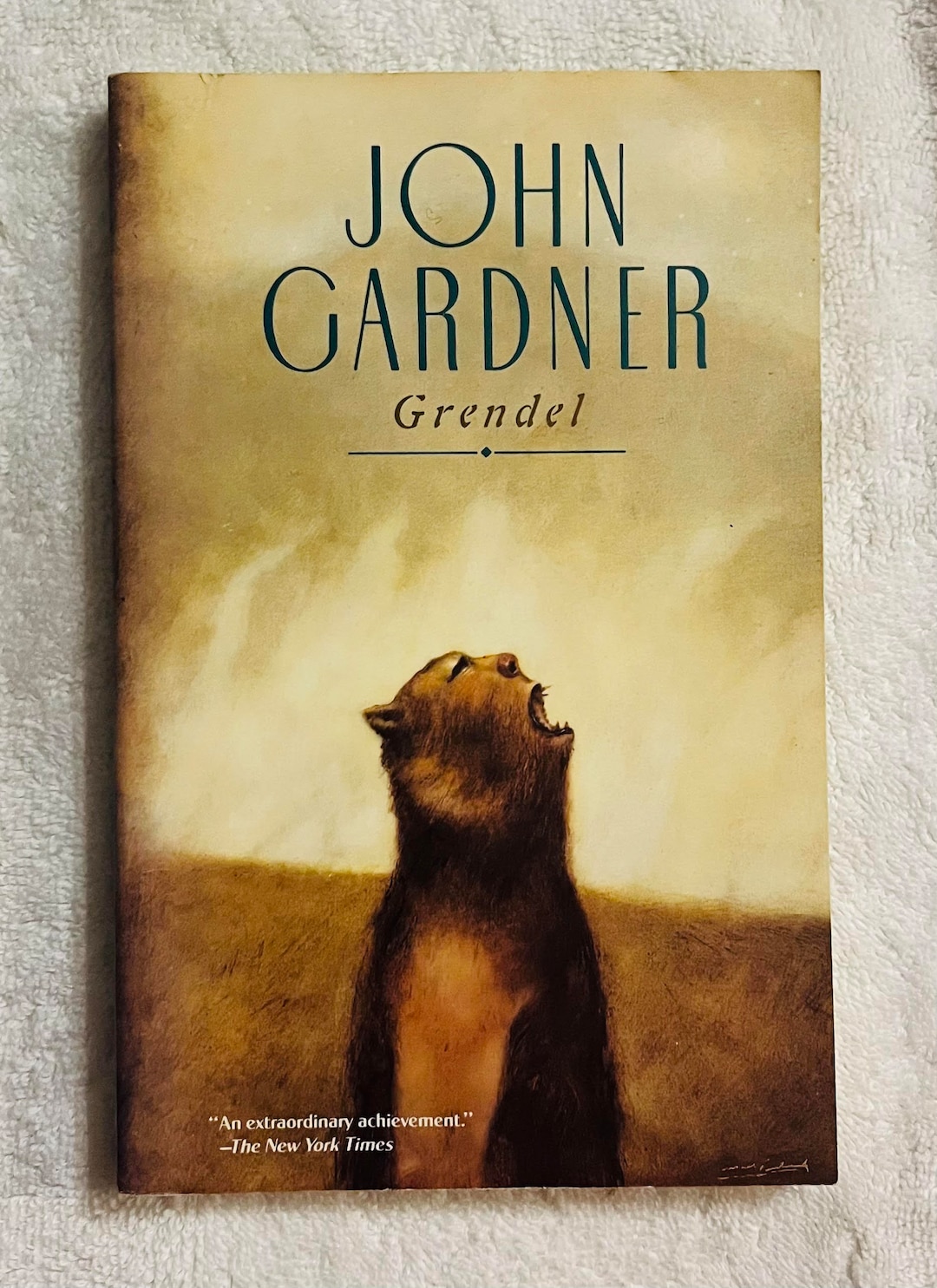 JOHN GARDNER Grendel 1989 Vintage Books Soft Cover Edition - Etsy