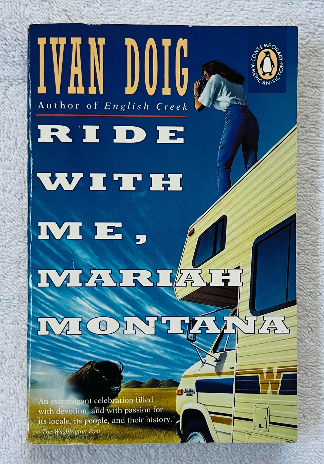 IVAN DOIG - Ride With Me, Mariah Montana - 1991 Penguin Soft Cover ...