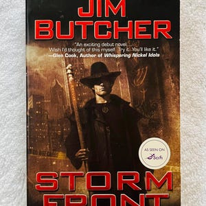 JIM BUTCHER - Storm Front - First Book of Dresden Files - Paperback - Etsy