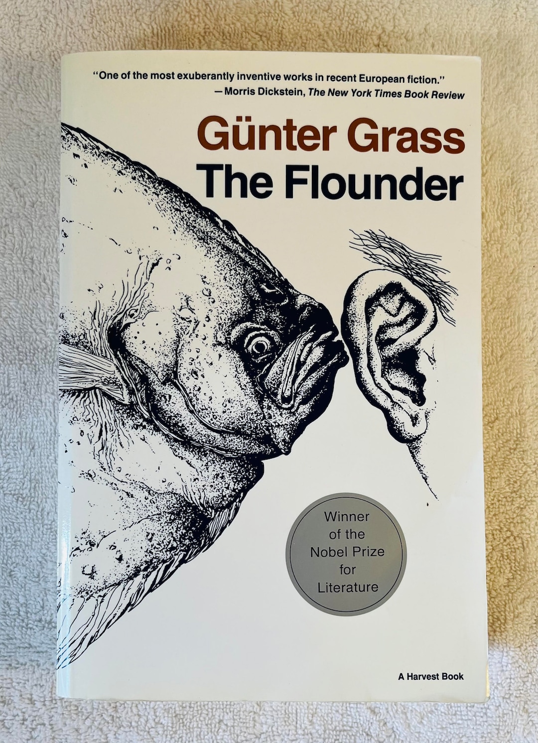 GUNTER GRASS the Flounder 1989 Soft Cover Nobel Prize Winner - Etsy