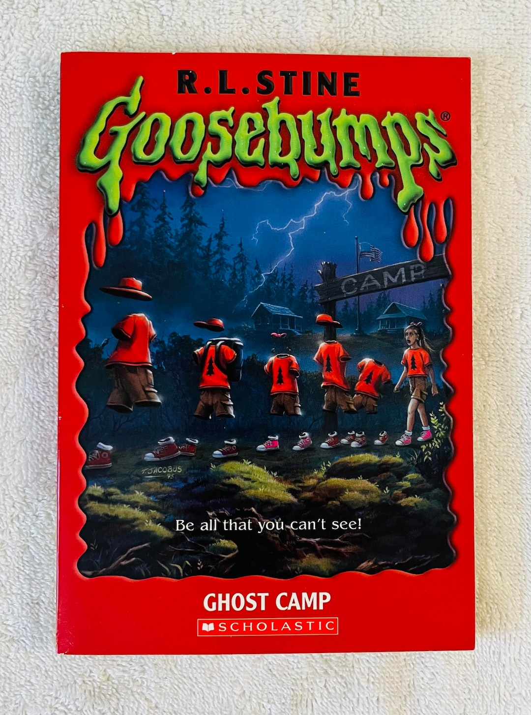 GOOSEBUMPS: Ghost Camp by R. L. STINE 1996 Soft Cover Scary Book for ...