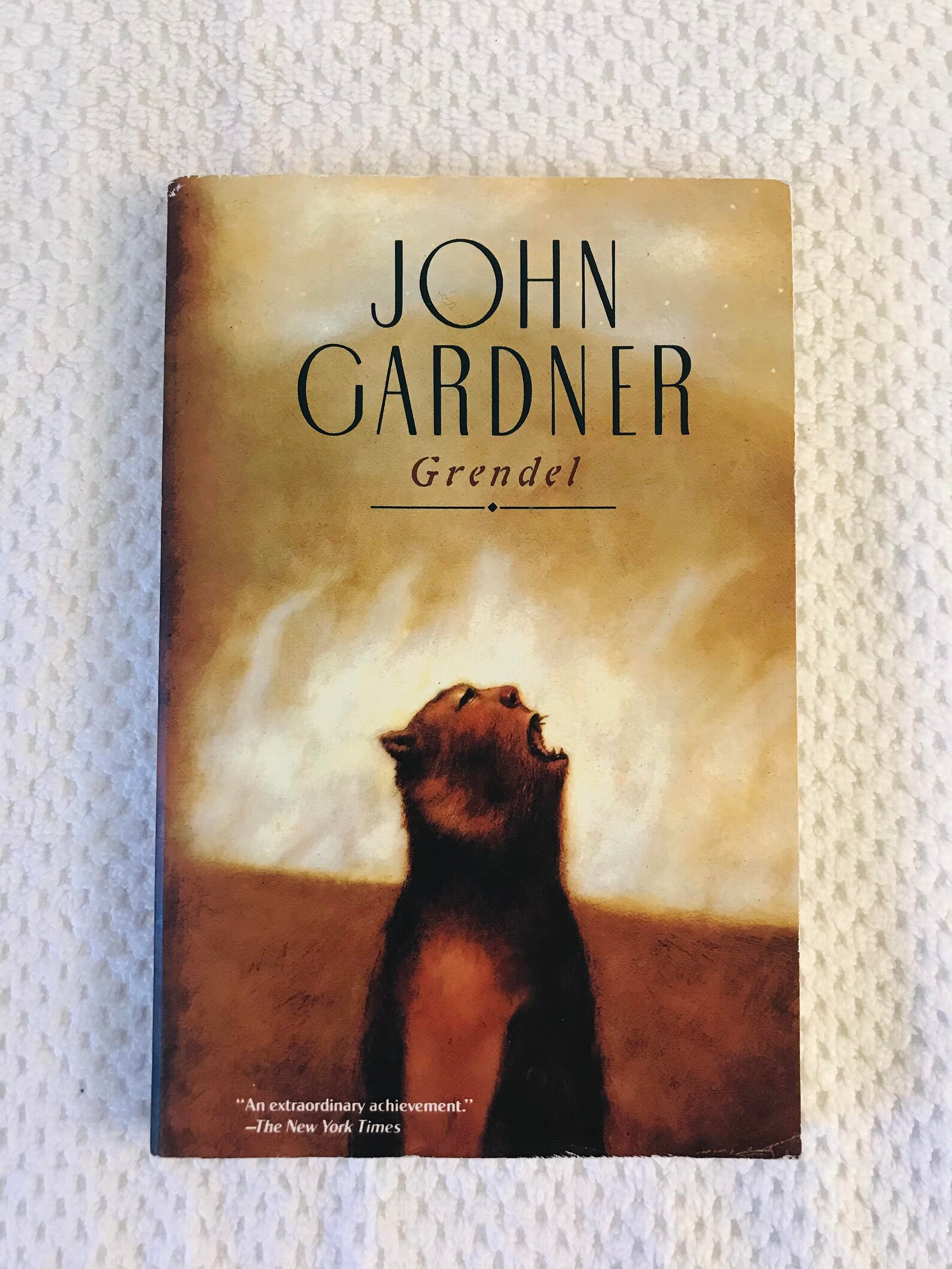JOHN GARDNER Grendel 1989 Vintage Books Soft Cover Edition | Etsy
