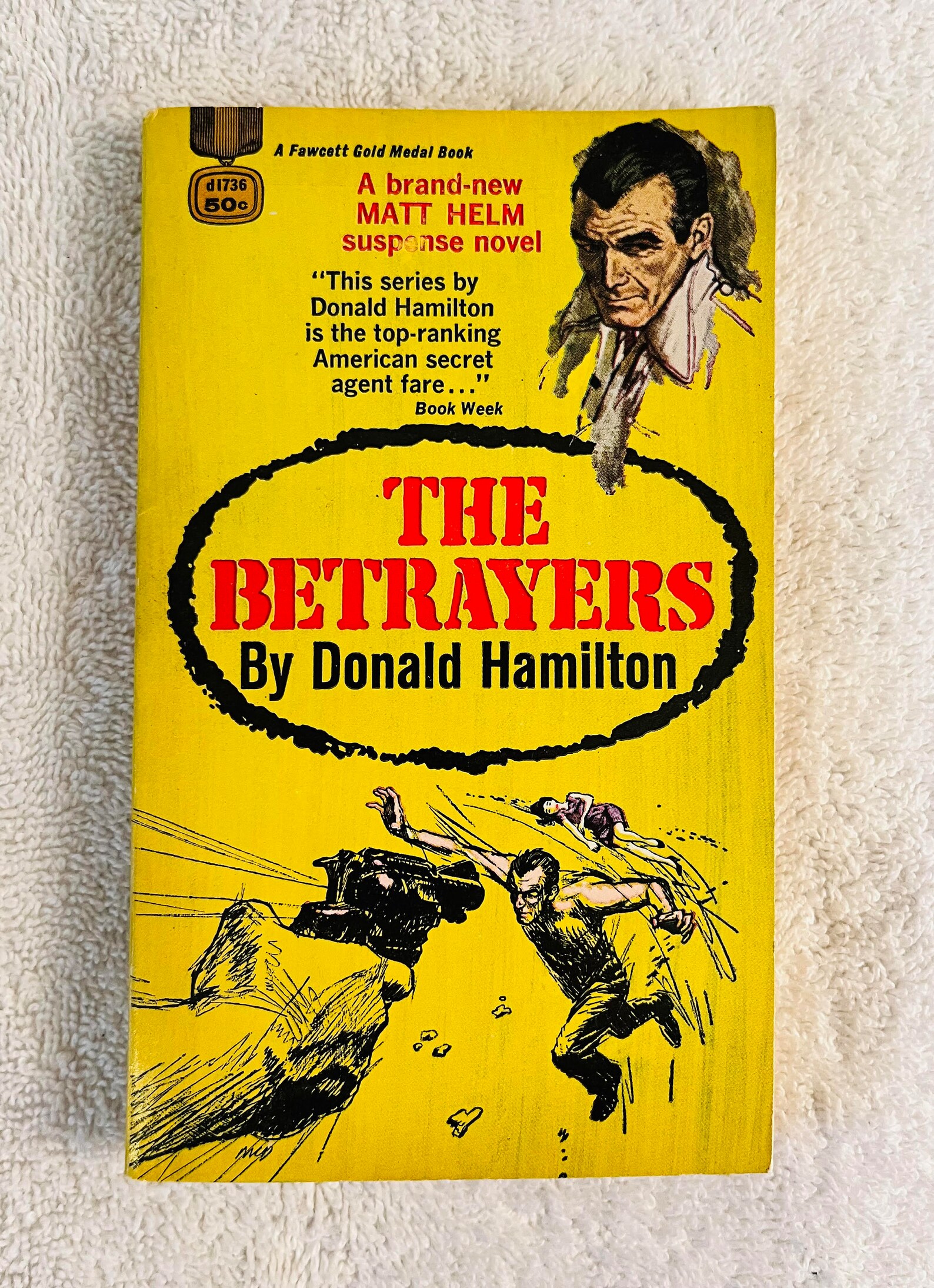 DONALD HAMILTON the Betrayers 1966 Gold Medal Paperback - Etsy