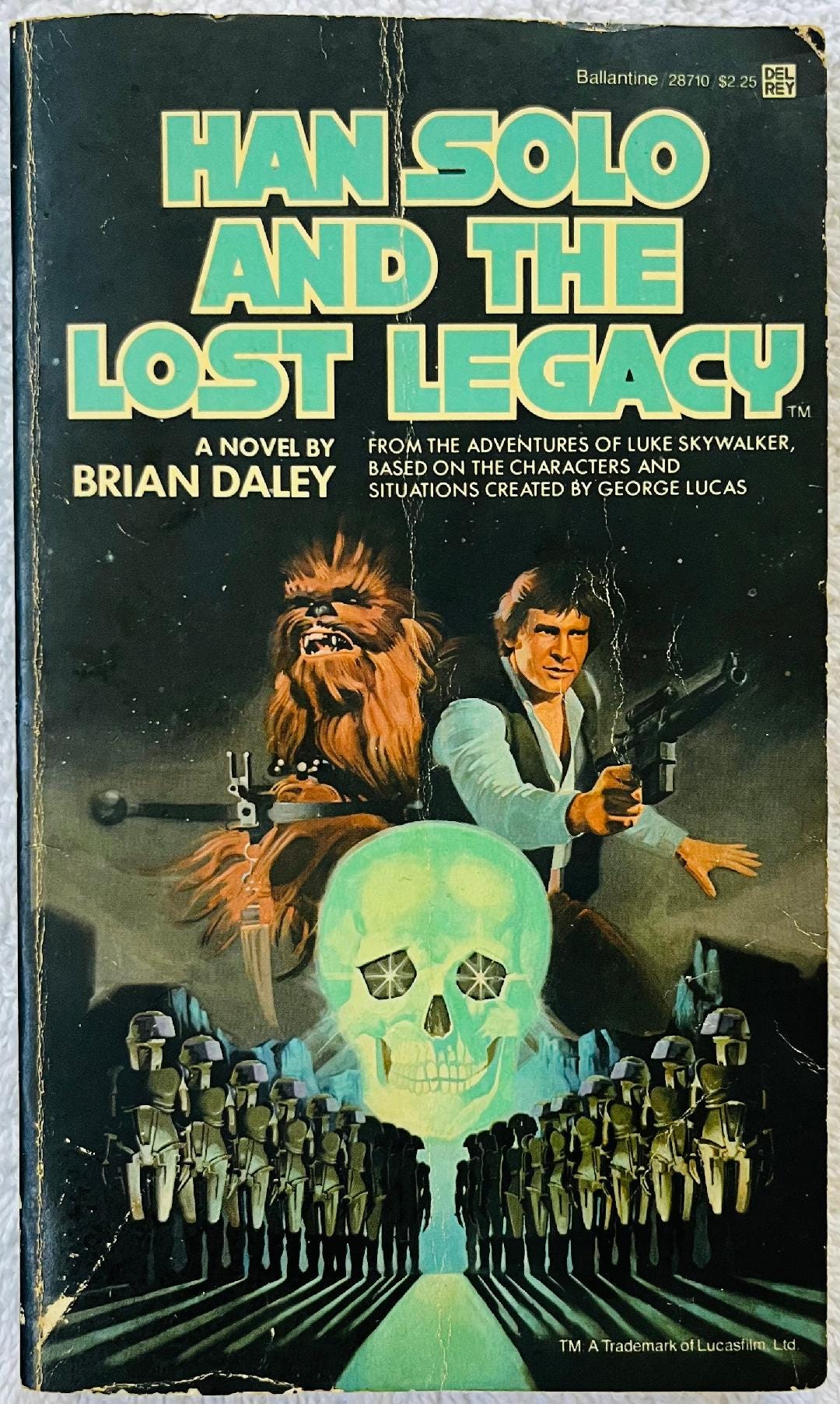 BRIAN DALEY - Han Solo and the Lost Legacy - 1981 Paperback - Etsy