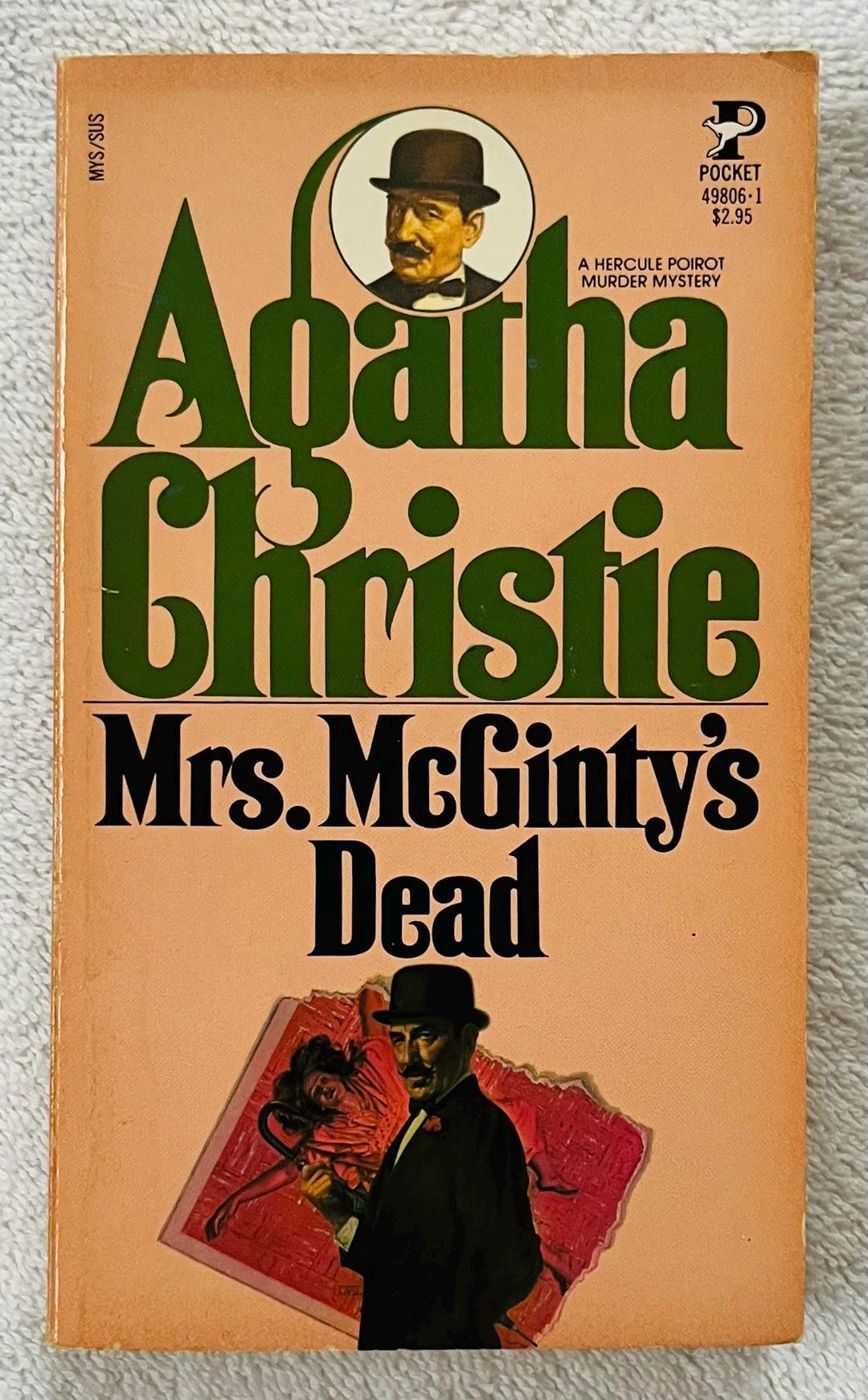 AGATHA CHRISTIE - Mrs. Mcginty's Dead - Pocket Books Paperback Mystery ...