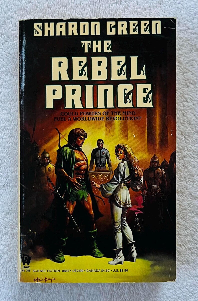 SHARON GREEN - the Rebel Prince - 1987 Daw First Printing Paperback - Etsy