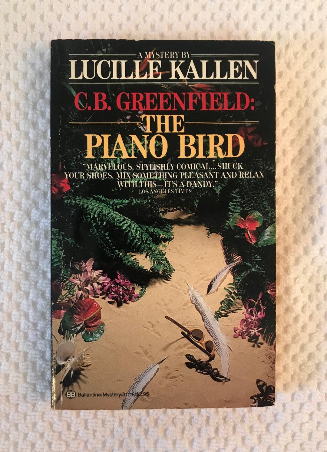 C. B. GREENFIELD: the Piano Bird - Lucille Kallen - 1985 Paperback Mystery - Etsy