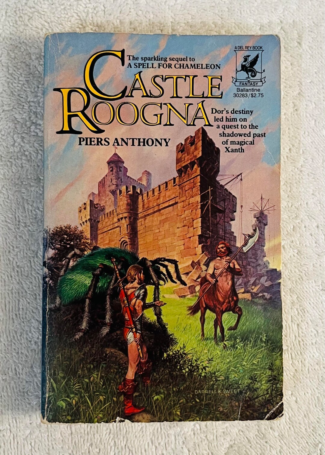 PIERS ANTHONY - Castle Roogna - 1983 Paperback Novel of Xanth - Etsy
