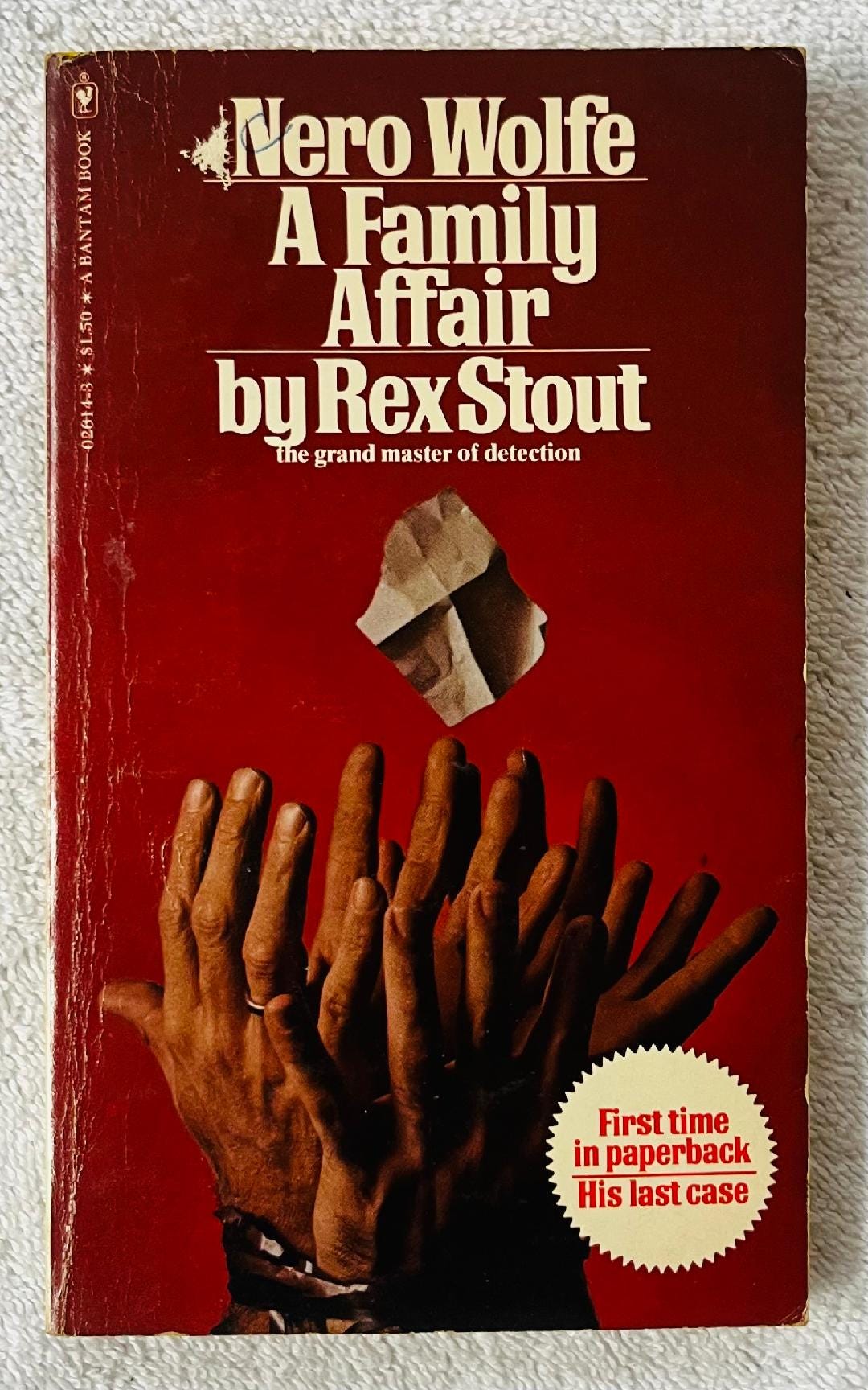 REX STOUT - A Family Affair - 1976 Bantam Paperback First Printing ...