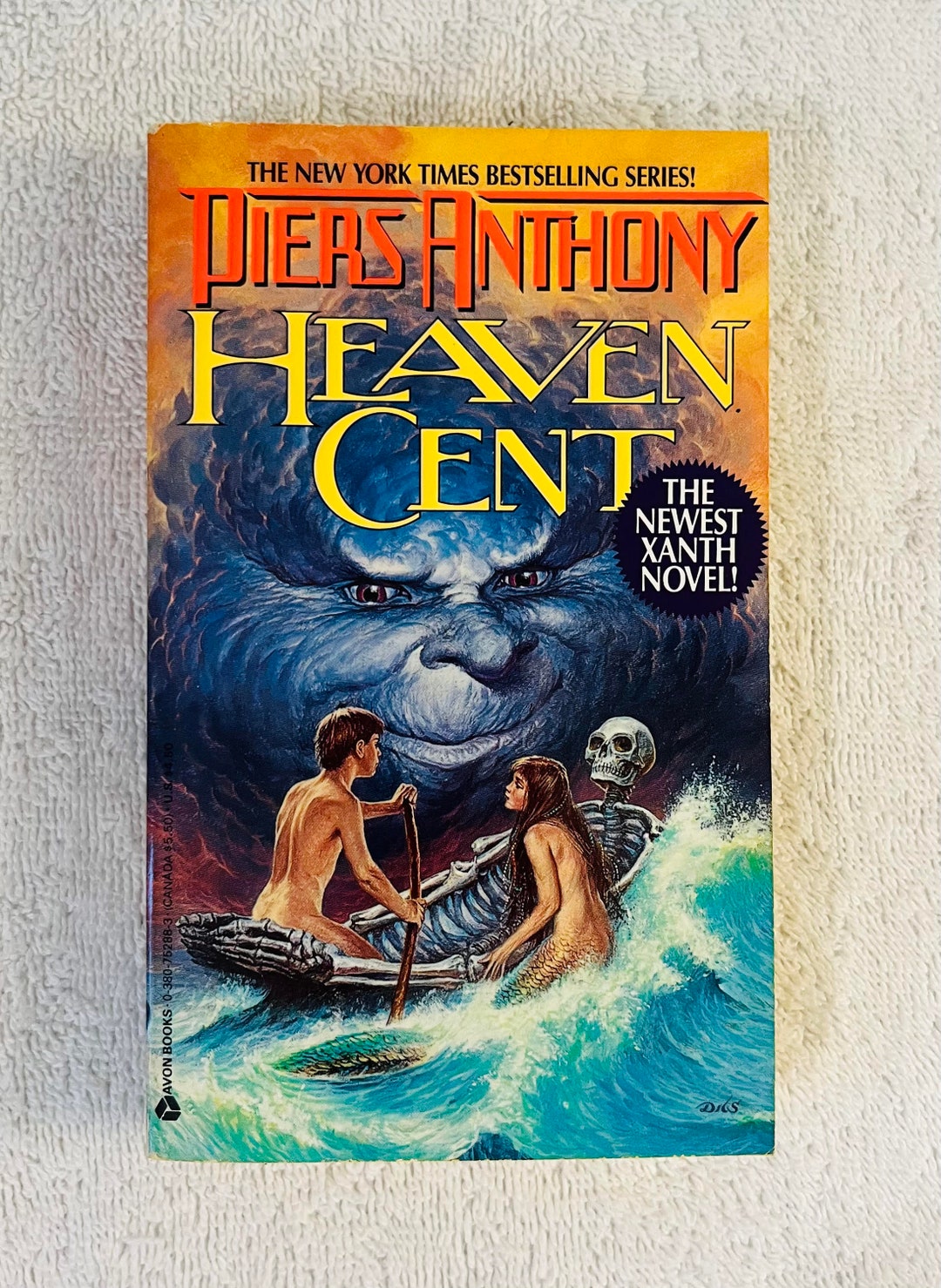 PIERS ANTHONY Heaven Cent 1988 First Printing Fantasy - Etsy