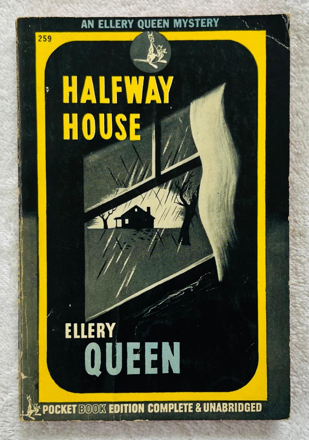 ELLERY QUEEN - Halfway House - 1944 First Printing Pocket Book Mystery ...