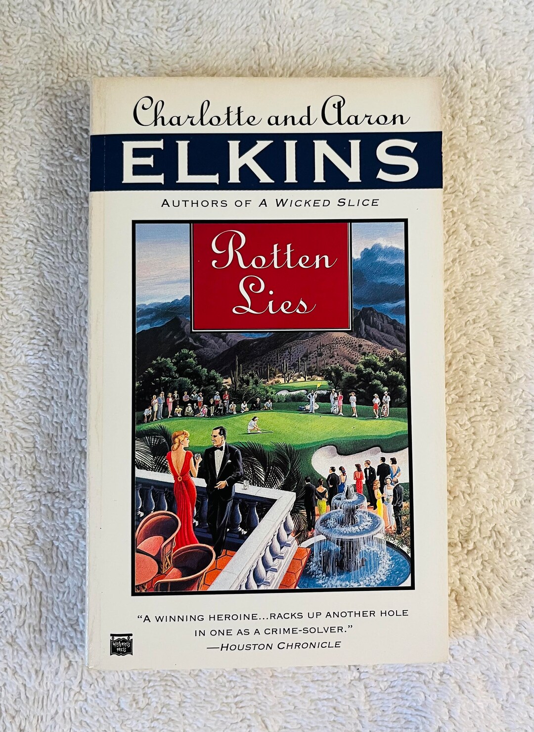 CHARLOTTE & AARON ELKINS - Rotten Lies - 1997 Paperback Golf Mystery - Etsy