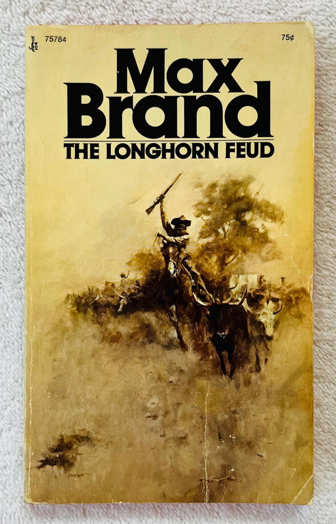MAX BRAND - the Longhorn Feud - 1973 Pocket Books Western Fiction - Etsy
