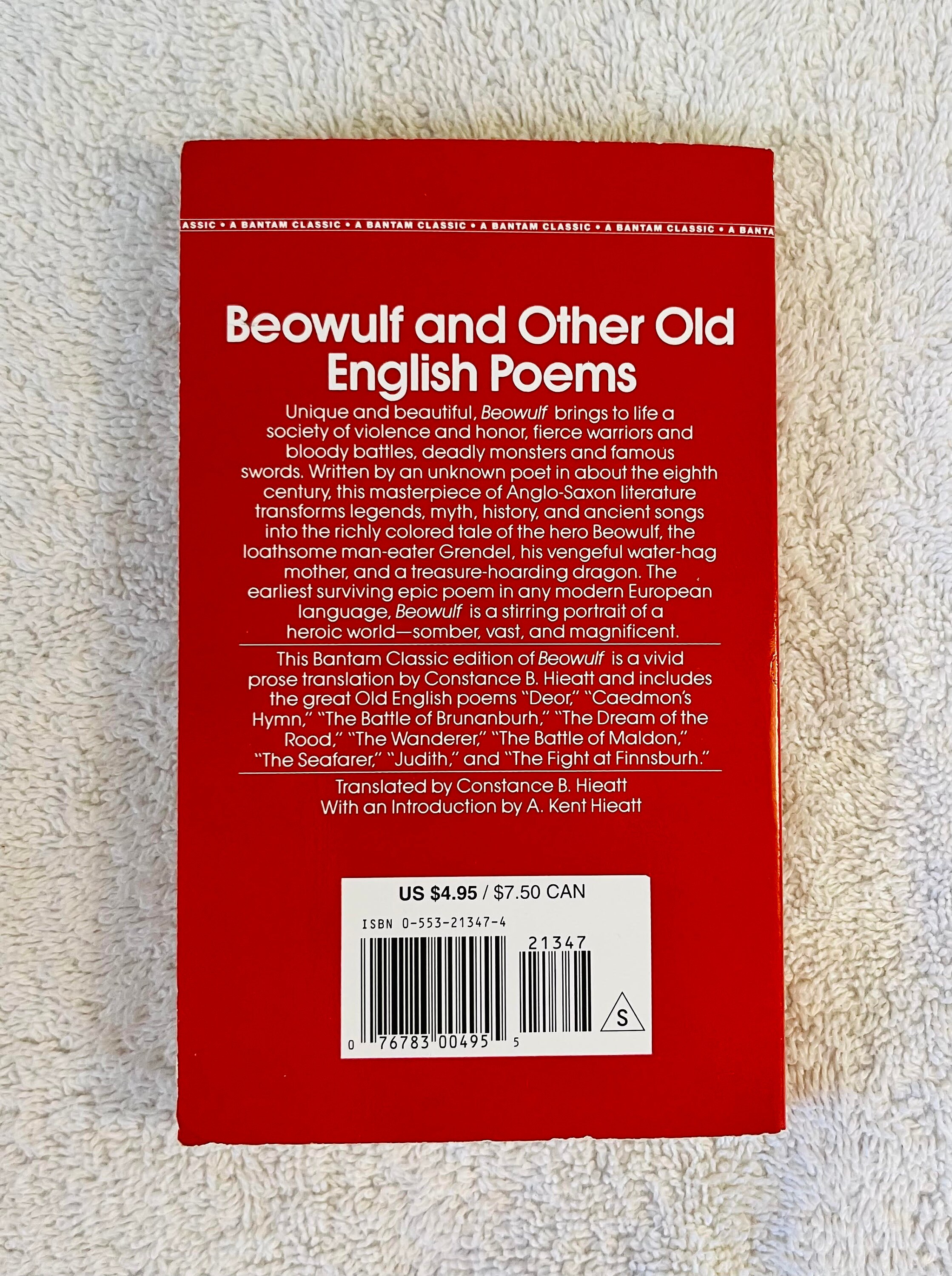 Old English Beowulf Translation