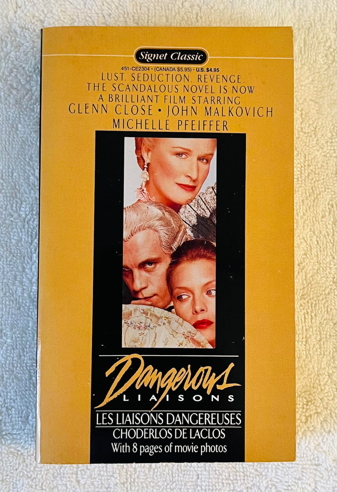 CHODERLOS De LACLOS - Dangerous Liaisons - 1988 Signet Movie Tie-in Paperback - Etsy