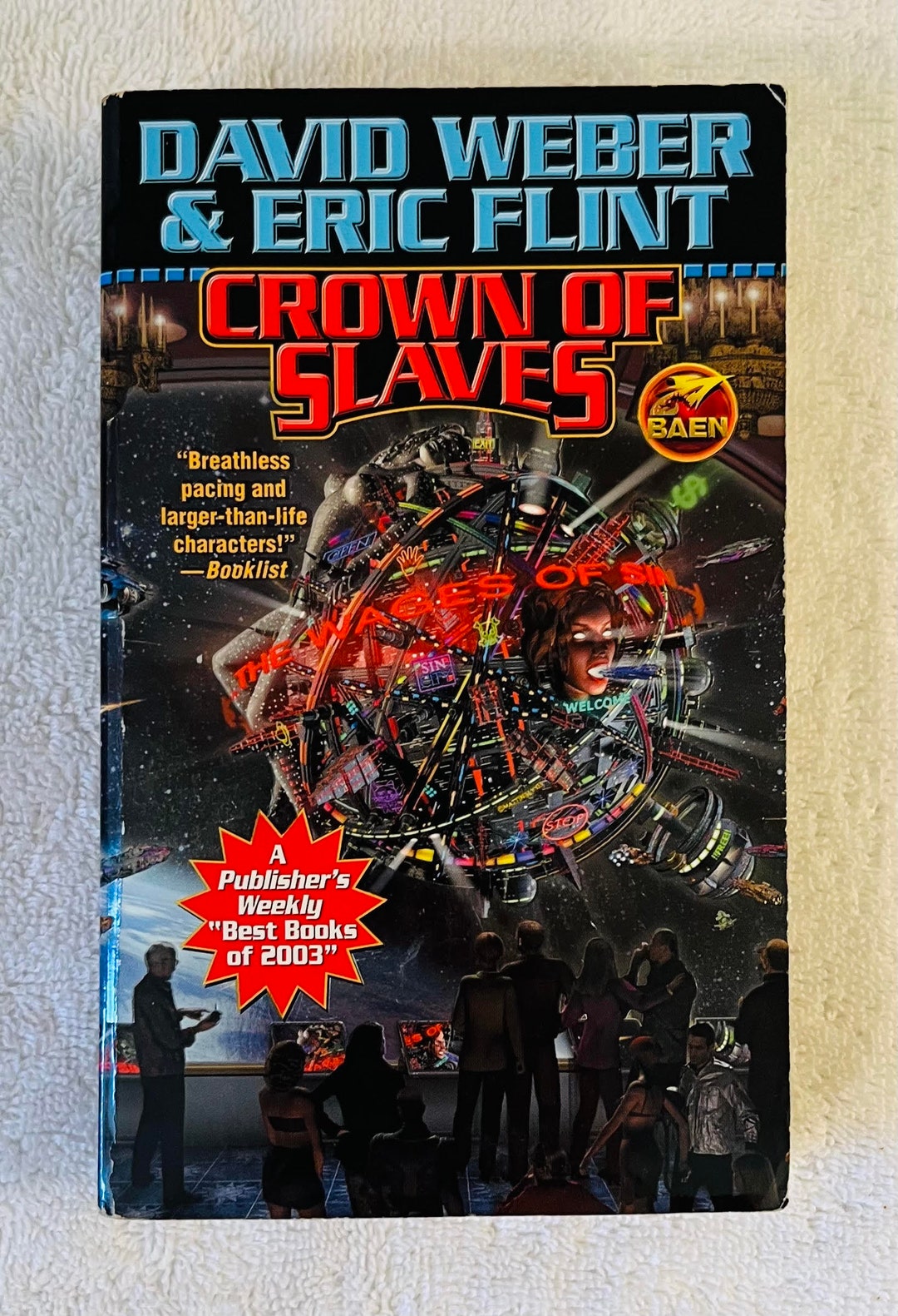 DAVID WEBER & Eric FLINT - Crown of Slaves - Baen Books Paperback First Printing - Etsy