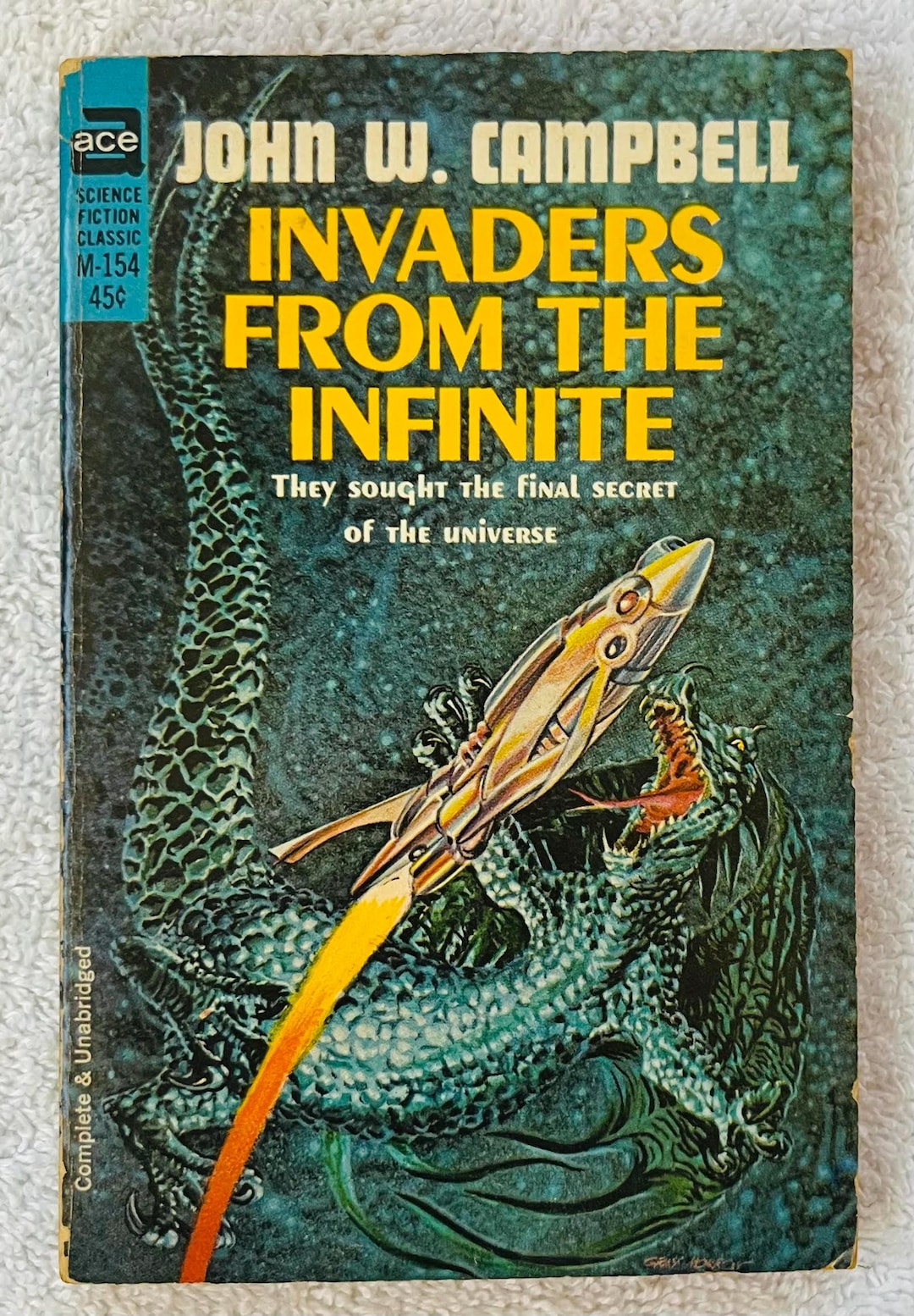 JOHN W. CAMPBELL - Invaders From the Infinite - 1961 Ace Paperback SF ...
