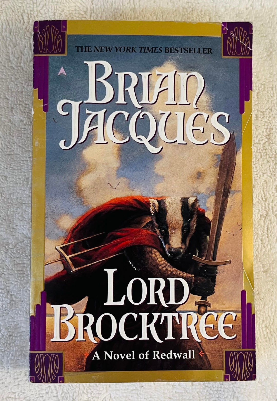 BRIAN JACQUES Lord Brocktree First Printing Paperback - Etsy