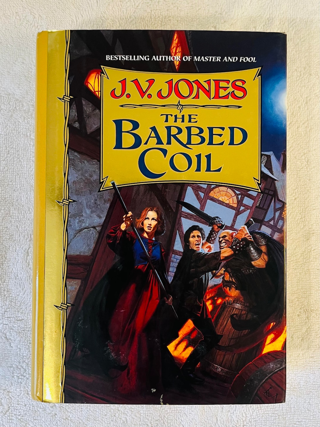 J. V. JONES - the Barbed Coil - 1997 First Printing Hardcover in Dj - Etsy