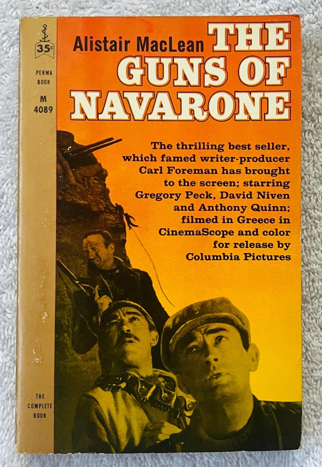 ALISTAIR MACLEAN - Guns of Navarone - 1961 Permabooks Paperback - Etsy