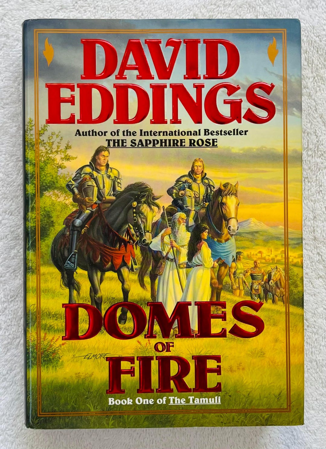 DAVID EDDINGS - Domes of Fire - 1993 First Printing Hardcover in Dj - Etsy