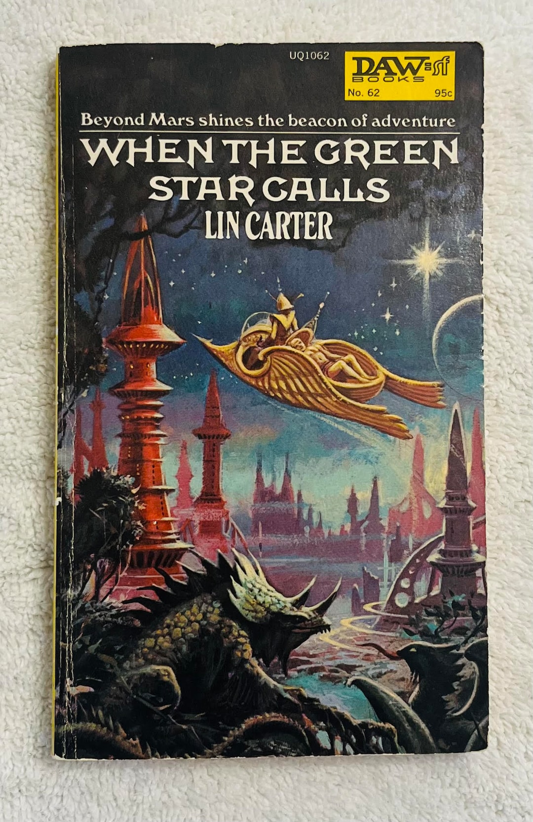 LIN CARTER When the Green Star Calls 1973 Daw Paperback - Etsy