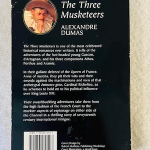 ALEXANDER DUMAS the Three Musketeers 1993 Wordsworth Classics Soft ...