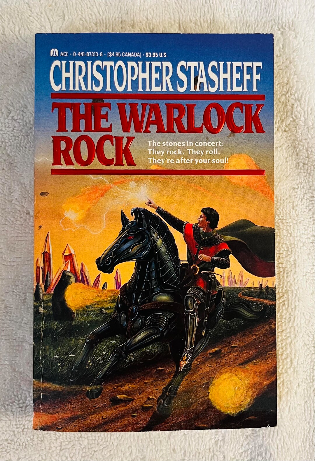 CHRISTOPHER STASHEFF - the Warlock Rock - 1990 First Printing Paperback ...