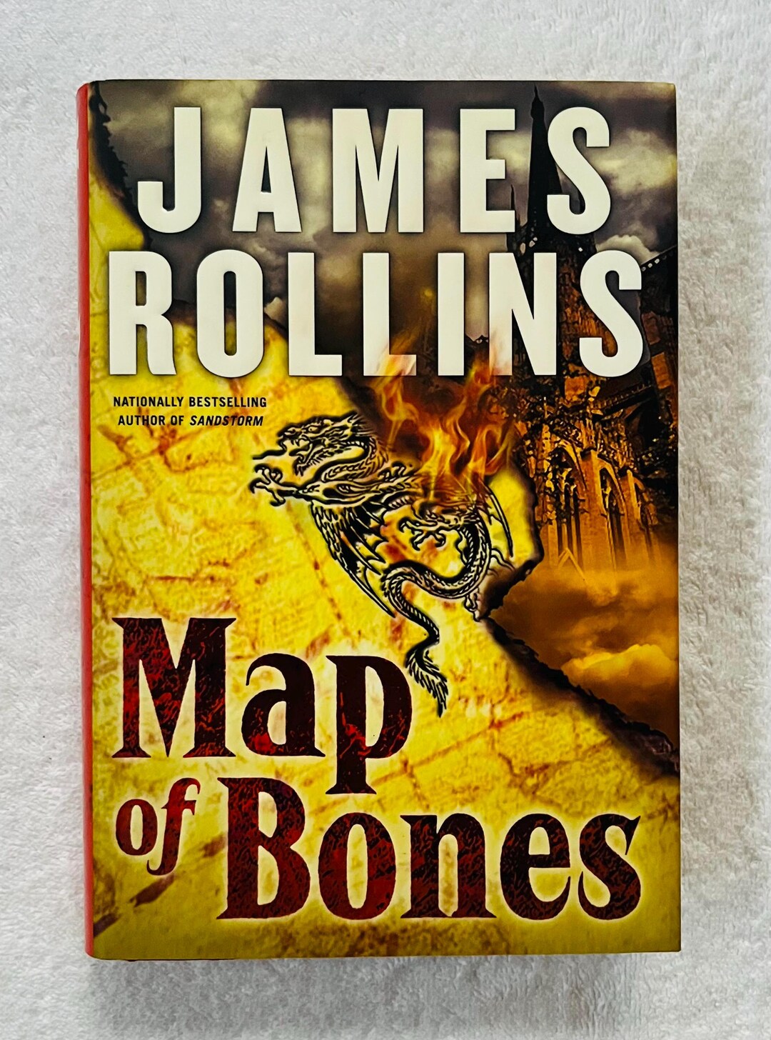 JAMES ROLLINS Map of Bones First Printing Hardcover in Dj Sigma Force ...