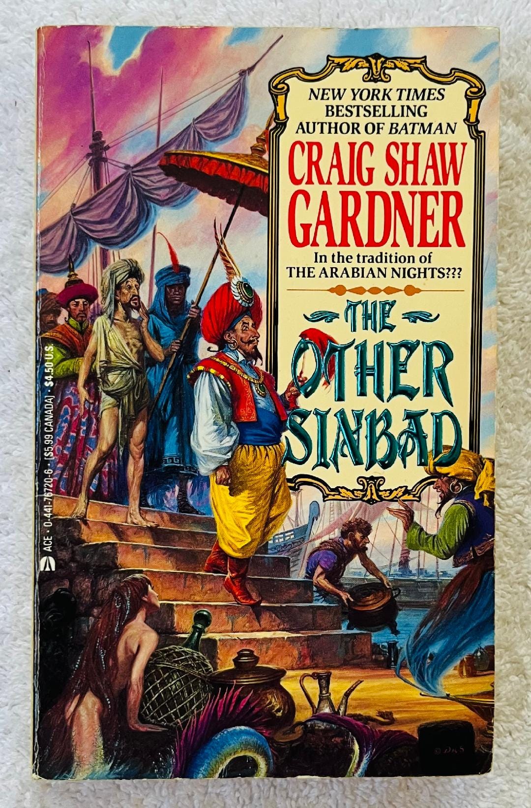 CRAIG SHAW GARDNER - the Other Sinbad - 1991 First Printing Ace ...