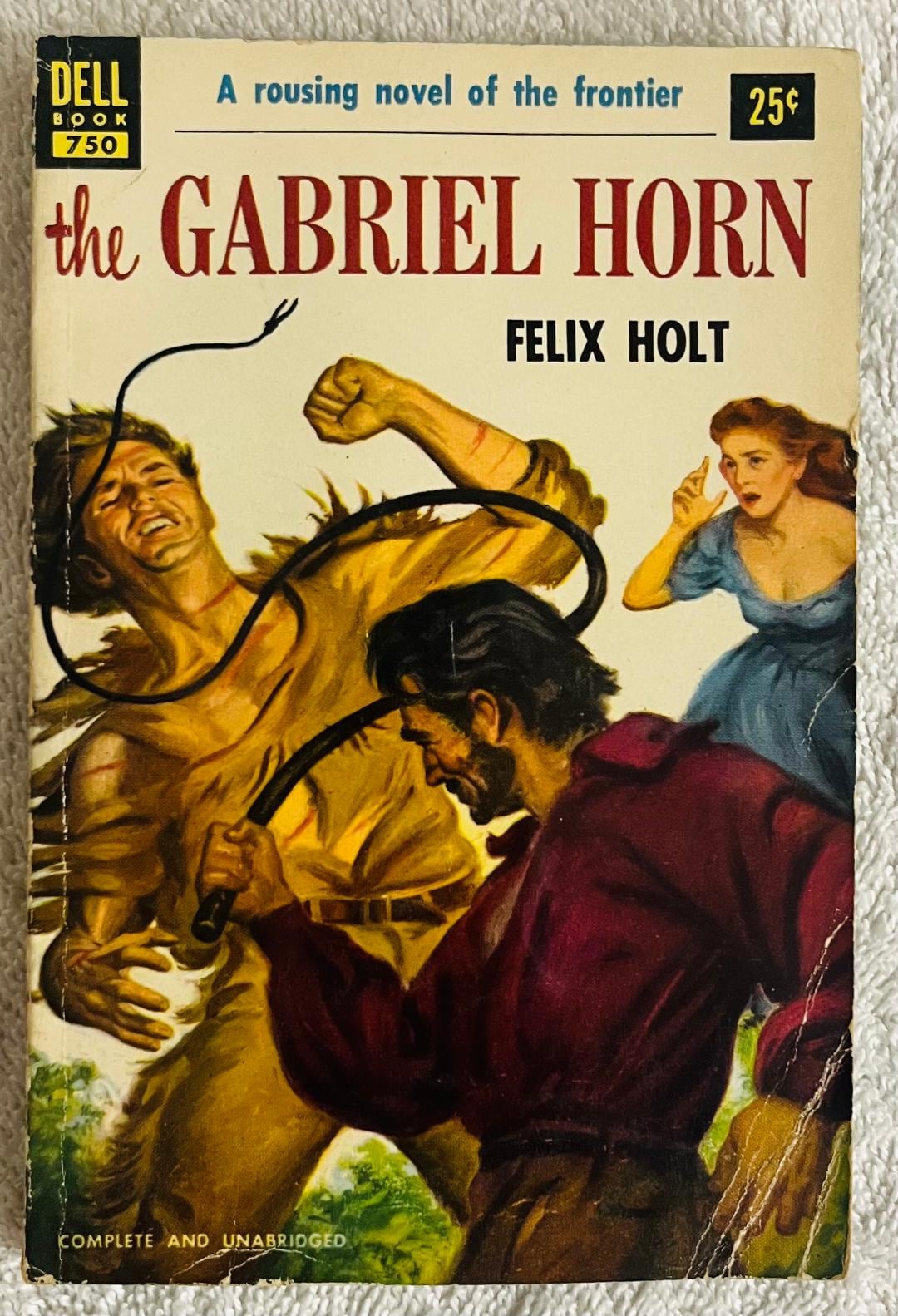 FELIX HOLT - the Gabriel Horn - 1954 Dell Paperback Wesern Fiction - Etsy