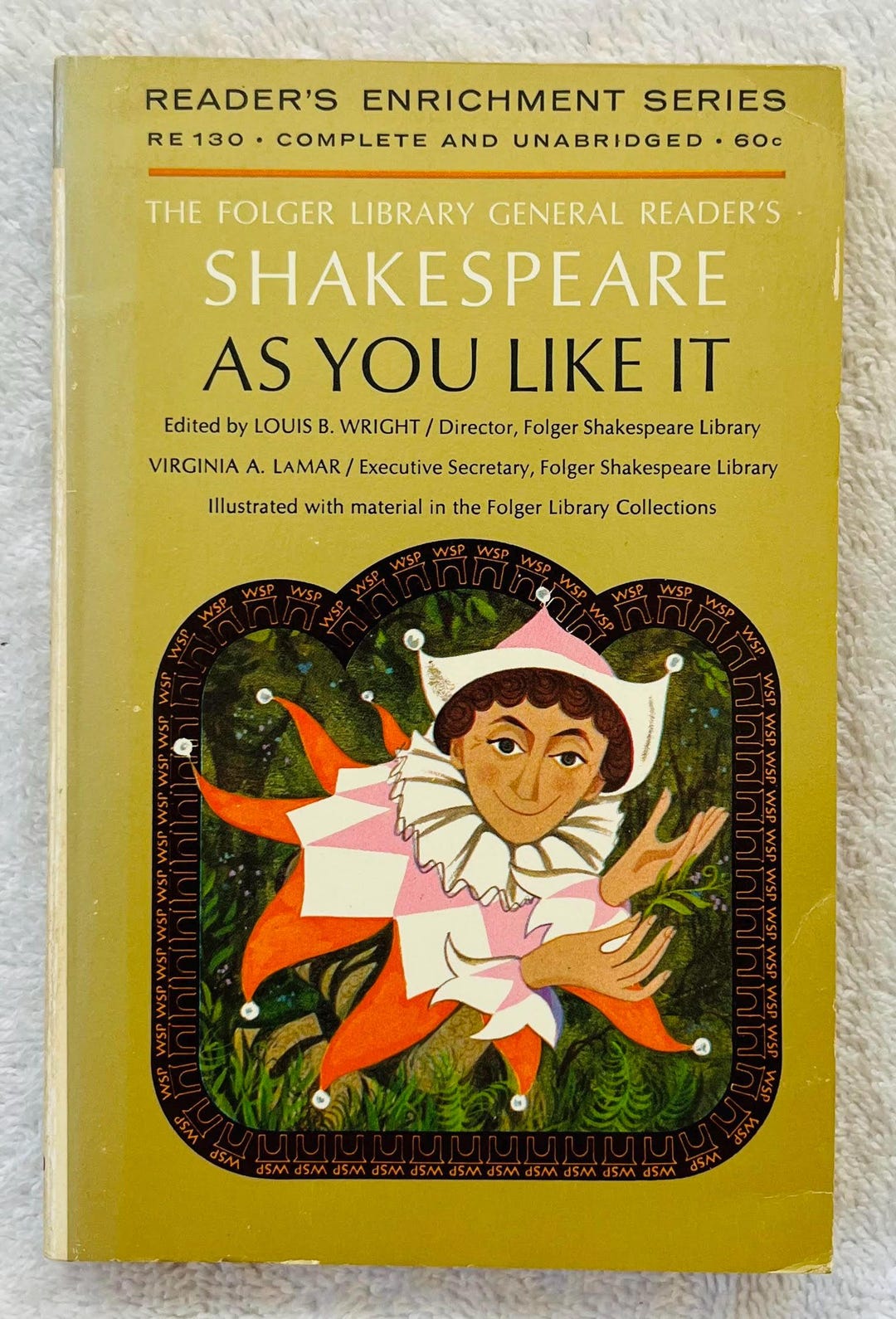 WILLIAM SHAKESPEARE - as You Like It - 1968 First Printing Paperback ...