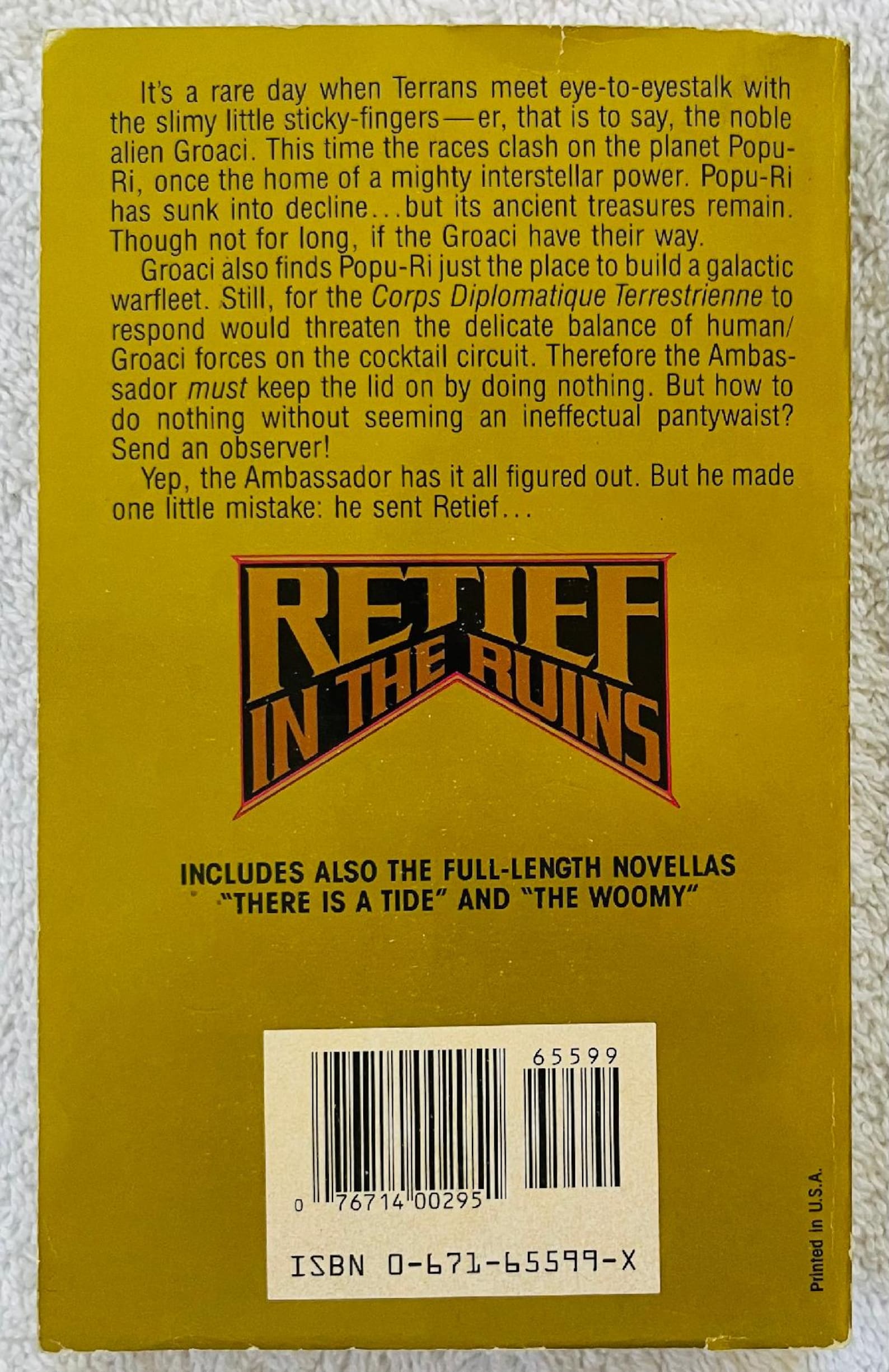 KEITH LAUMER - Retief in the Ruins - 1986 Baen Books Paperback First ...