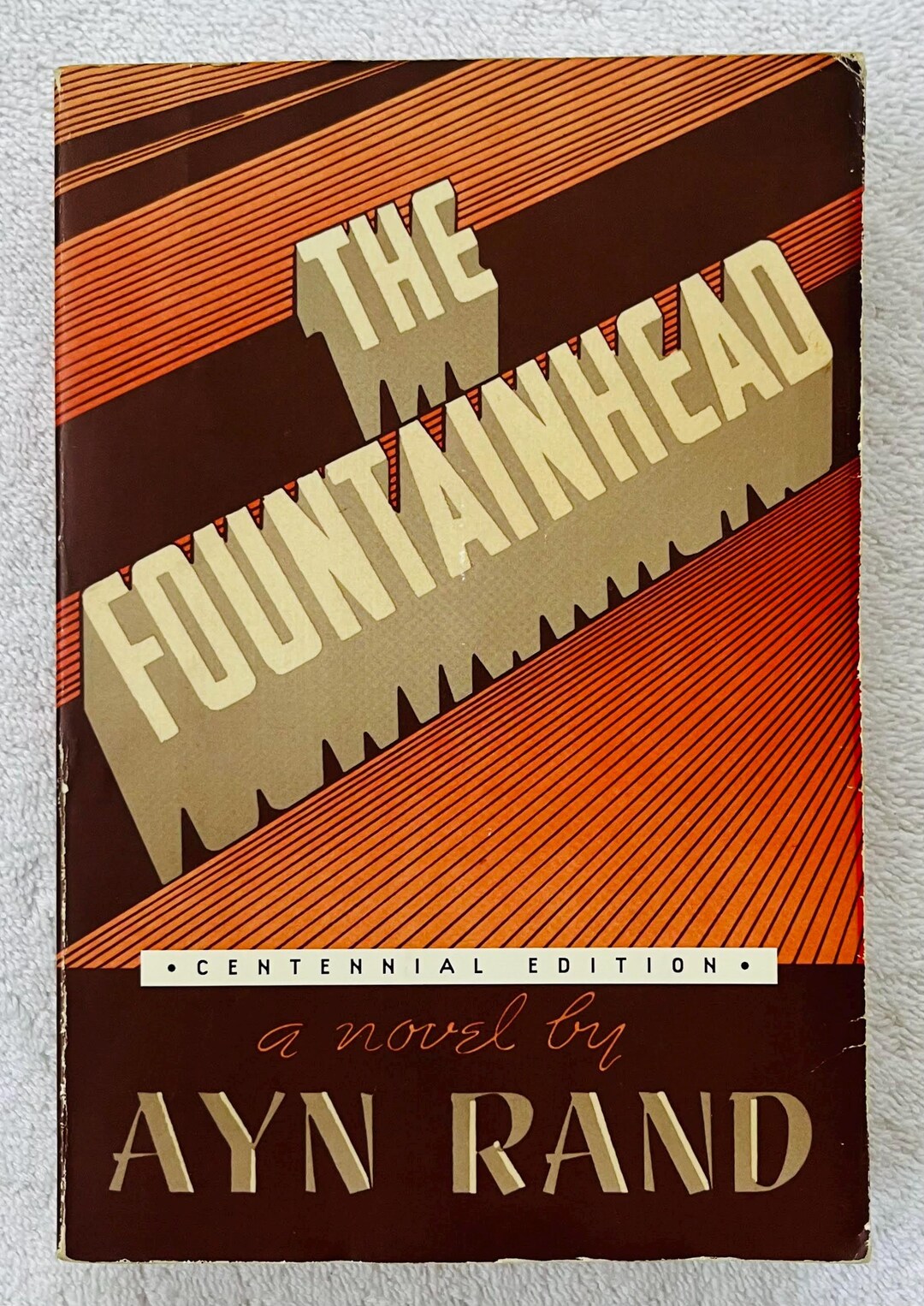 AYN RAND - the Fountainhead - Centennial Edition Soft Cover - Etsy