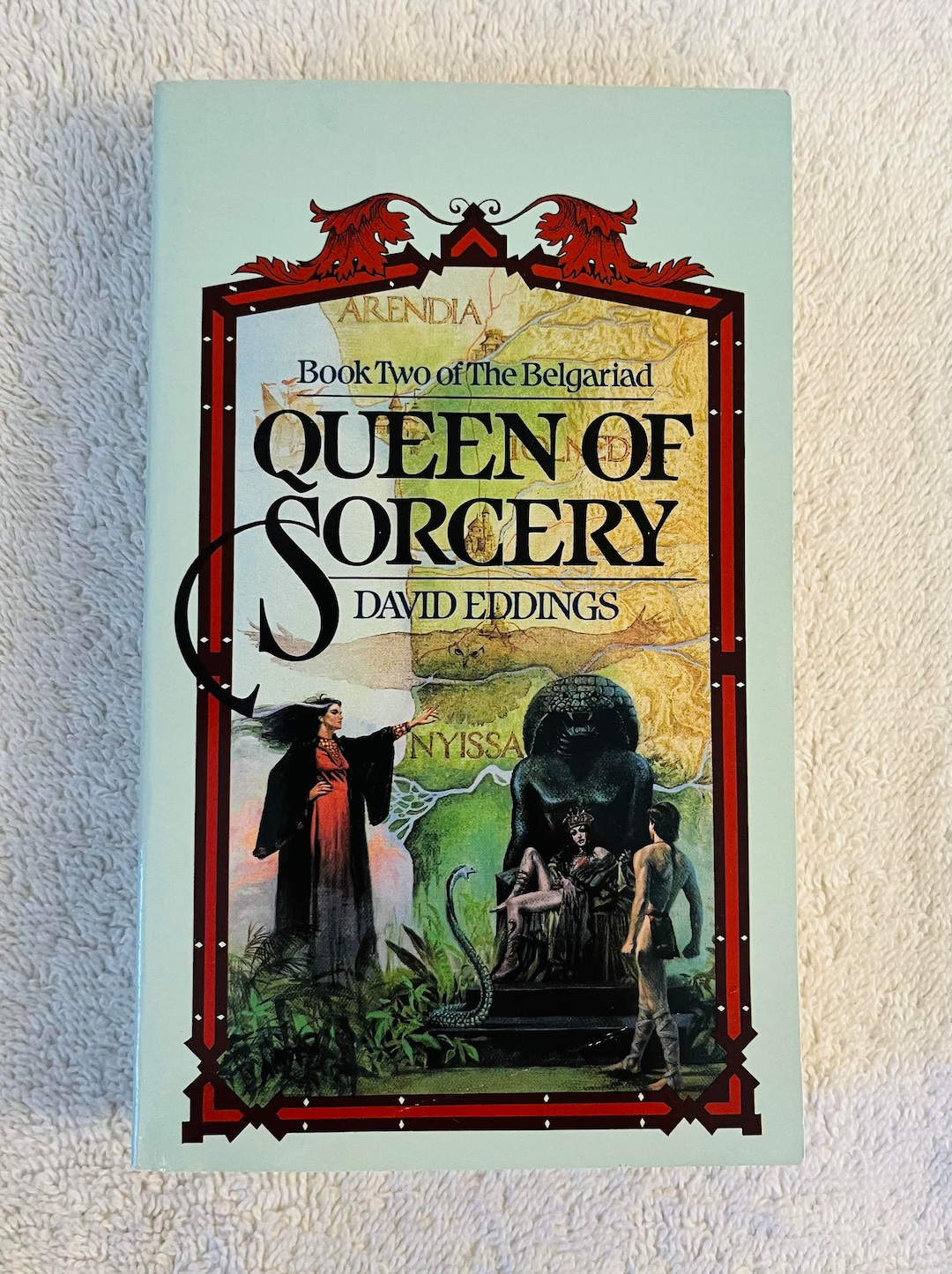 DAVID EDDINGS Queen of Sorcery 1982 Paperback Belgariad 2 - Etsy