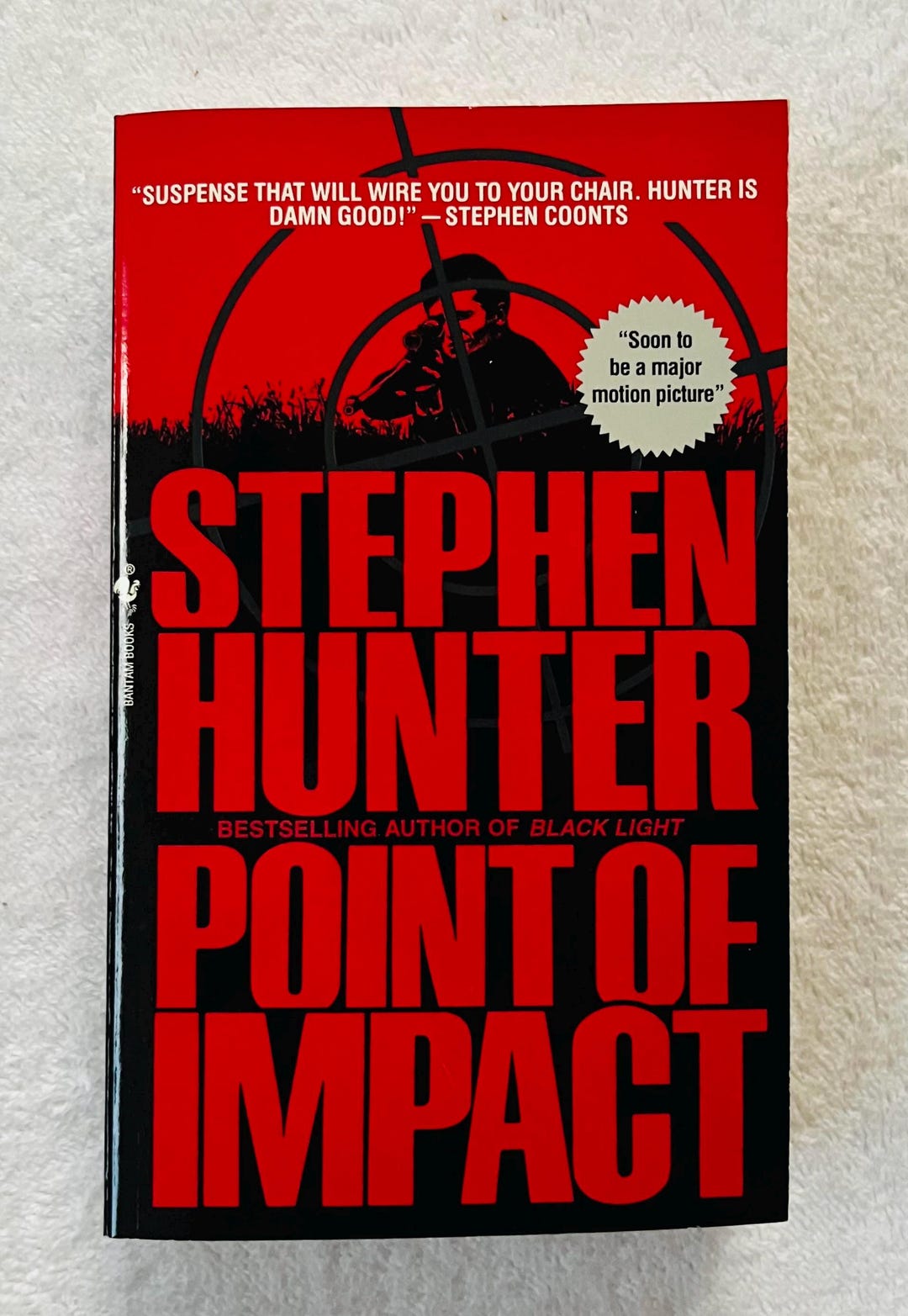 STEPHEN HUNTER - Point of Impact - 1993 Bantam Paperback Suspense / Thriller - Etsy