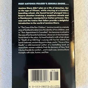 ANTONIA FRASER - Jemima Shore's First Case and Other Stories - 1989 ...