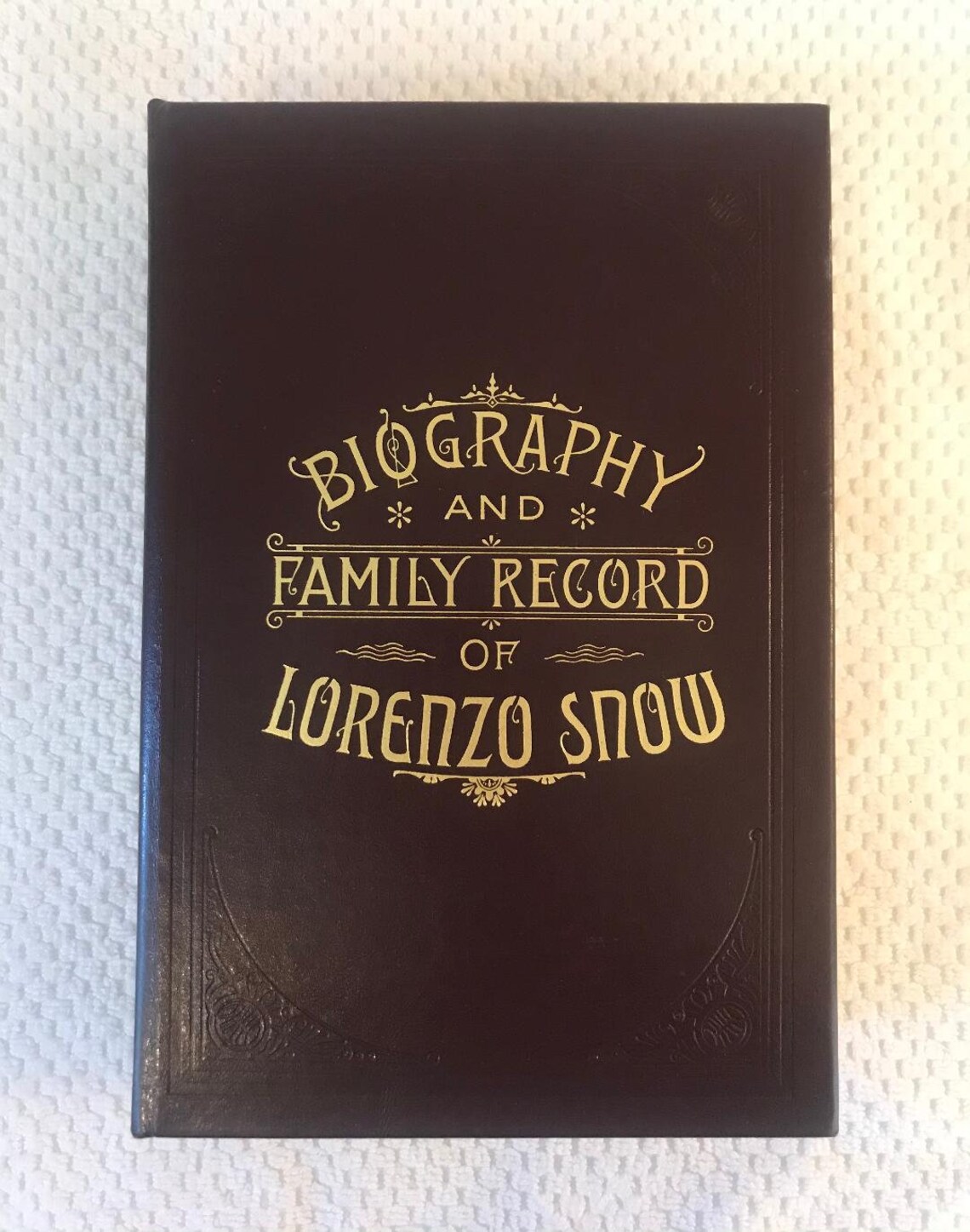 Biography of LORENZO SNOW - MORMON / Lds Apostle / Prophet - Nice ...
