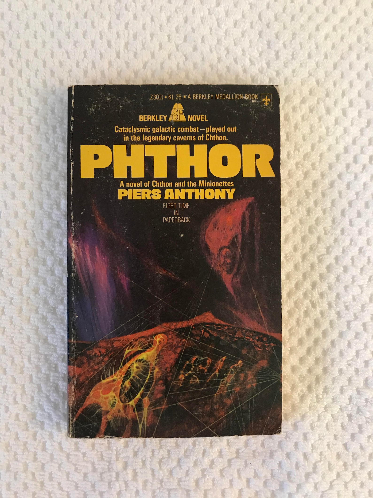 PIERS ANTHONY Phthor 1975 Berkley Paperback First Printing | Etsy