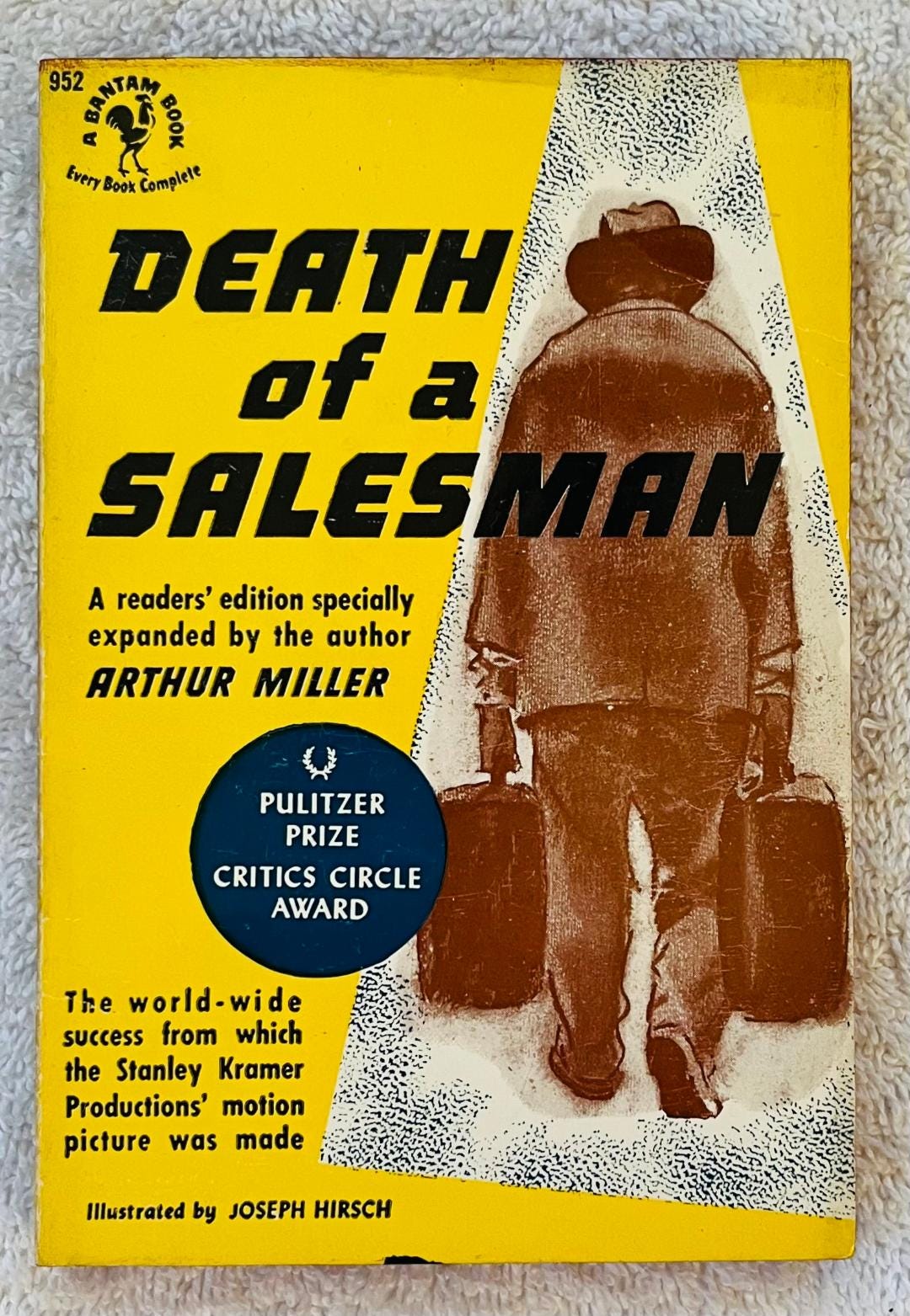 ARTHUR MILLER - Death of A Salesman - 1951 First Printing Bantam ...